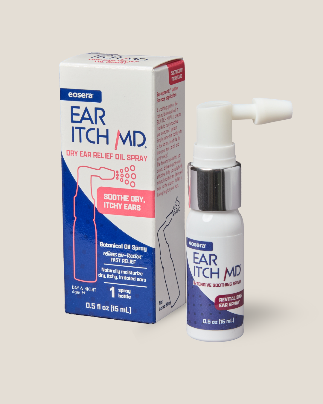 eosera® EAR ITCH MD® Dry Itchy Ear Spray Relief Oil