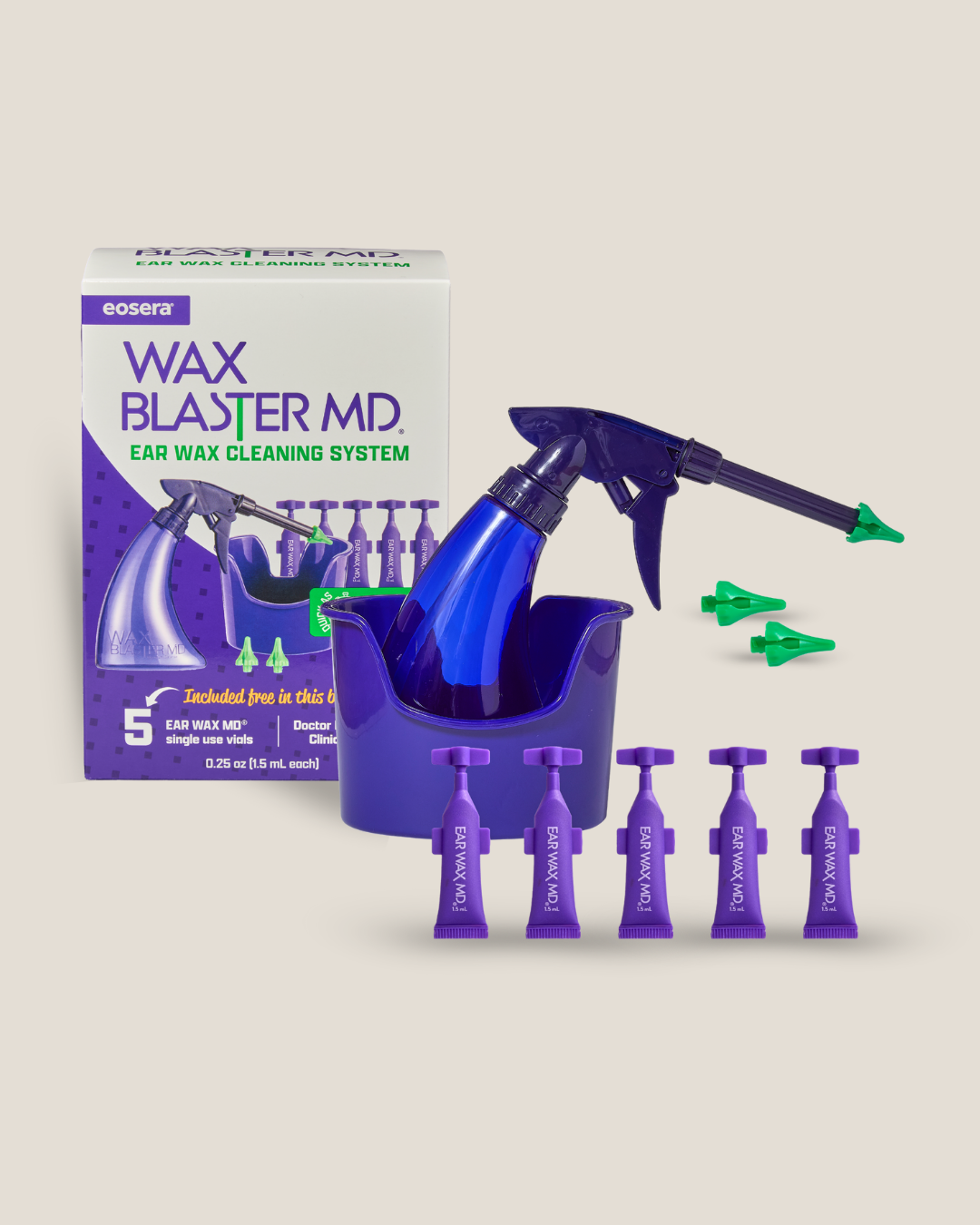eosera WAX BLASTER MD - Ear Wax Irrigation System with earwax ...