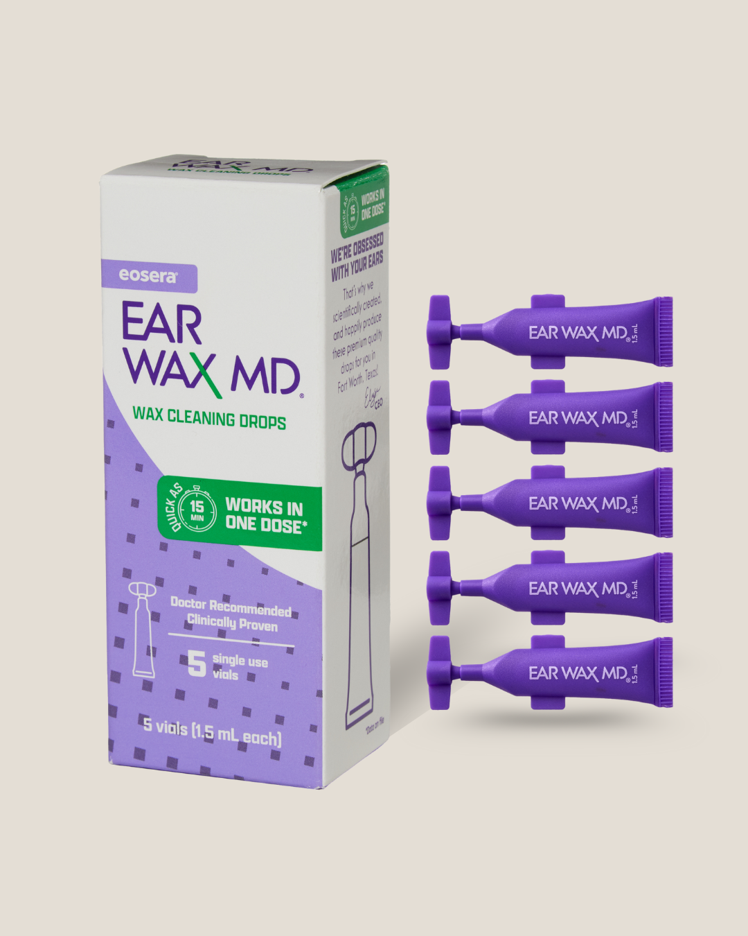 eosera® EAR WAX MD® - Ear Wax Dissolving Drops, Dissolve Ear Wax Fast!