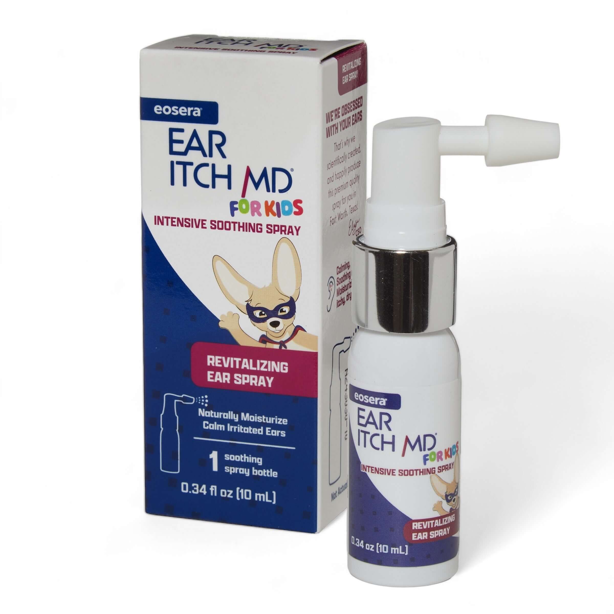 EAR ITCH MD for Kids - Dry, Itchy Ear Oil Relief Spray, 10 mL – eosera®
